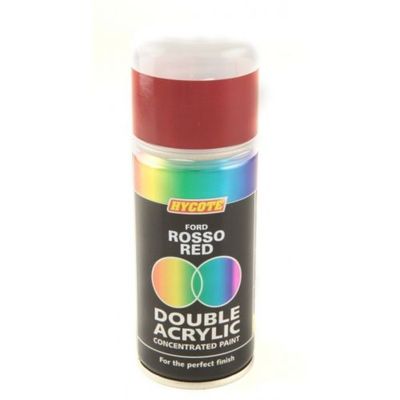 Hycote Ford Rosso Red 150ml Double Acrylic Spray Paint Aerosol ...