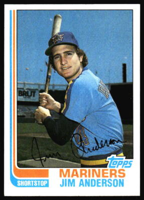 1982 Topps Jim Anderson #497 Seattle Mariners | eBay