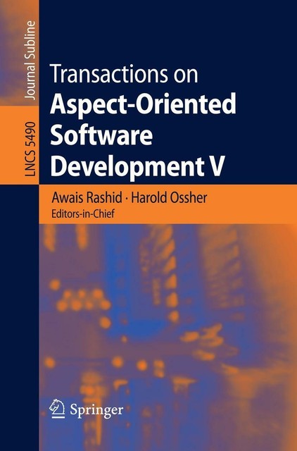 Transactions On Aspect-Oriented Software Development V von Awais Rashid ...
