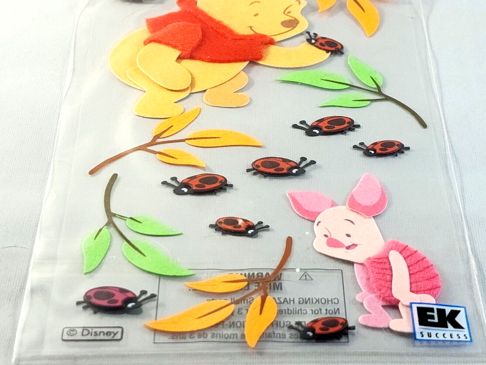 Winnie The Pooh & Piglet Fall Ladybugs Hundred Acre Wood Disney 3D ...