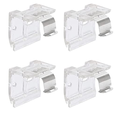 4 Pcs Cordless Shade Mounting Bracket with Metal Clips for 1" 25mm for ...