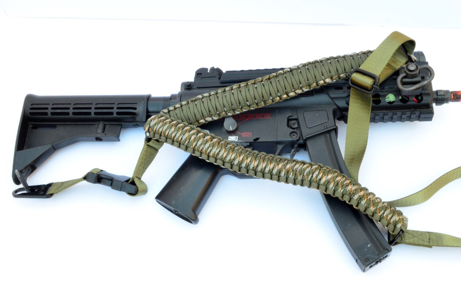Tactical 550 Paracord Rifle Gun Sling Single Point Quick Detach ...