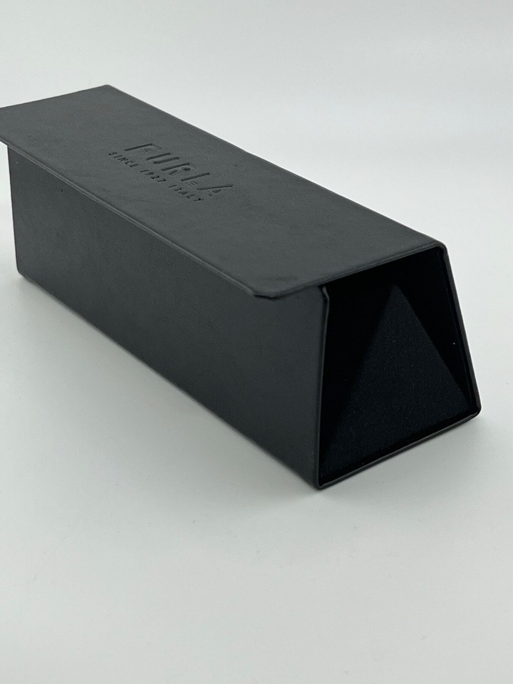 Furla Black Folding Triangle Hard Shell Sunglasses Case - Collapsible ...