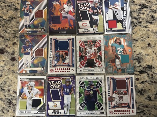 Lot of (12) 2024 Panini Football Relic Cards 🔥 | eBay