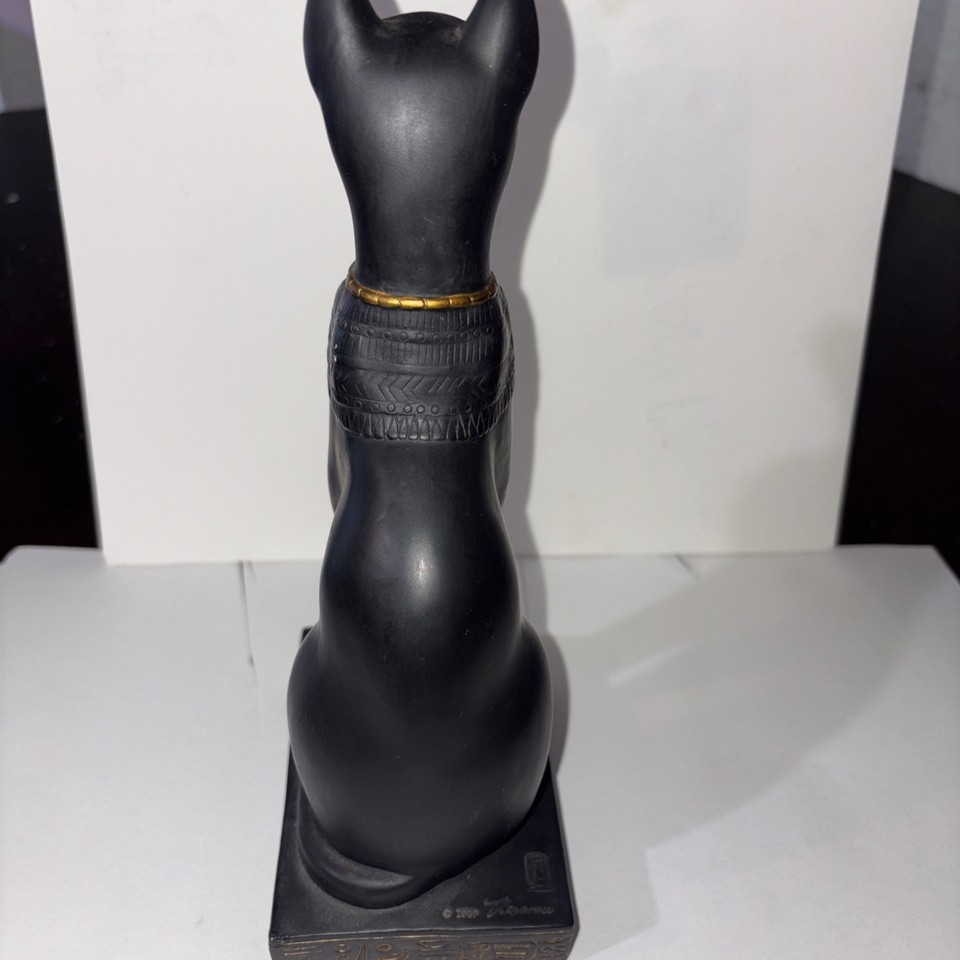 Vintage Summit Collection Bastet Egyptian Black Cat Statue Figurine ...