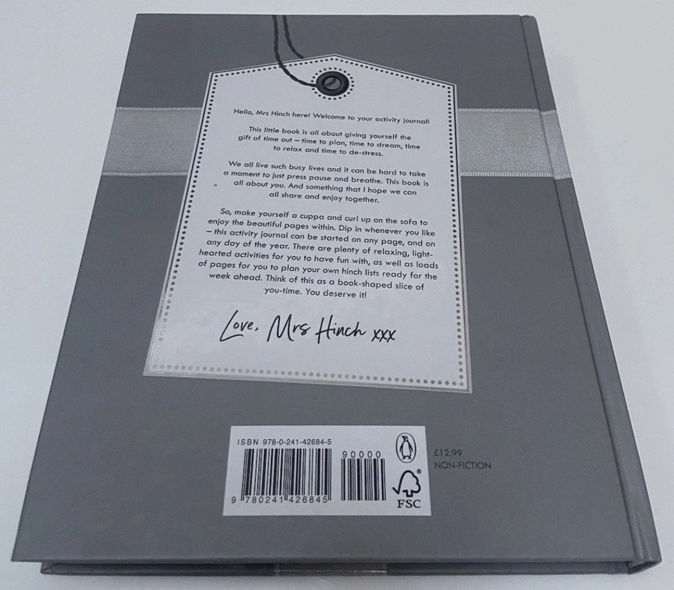 Mrs Hinch: The Activity Journal by Mrs Hinch (Hardcover, 2019) | eBay UK