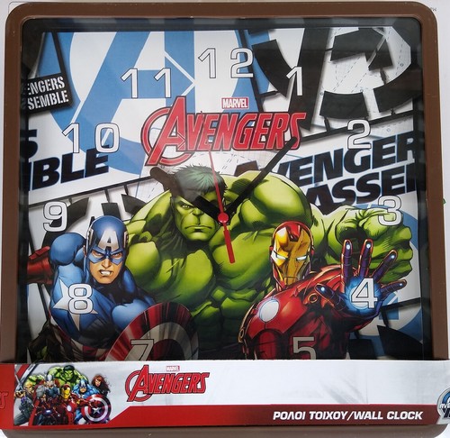 Marvel Avengers Wall Clock | eBay