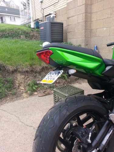 Kawasaki Ninja 650 650ABS Fender Eliminator Tail Tidy Universal Kit ...