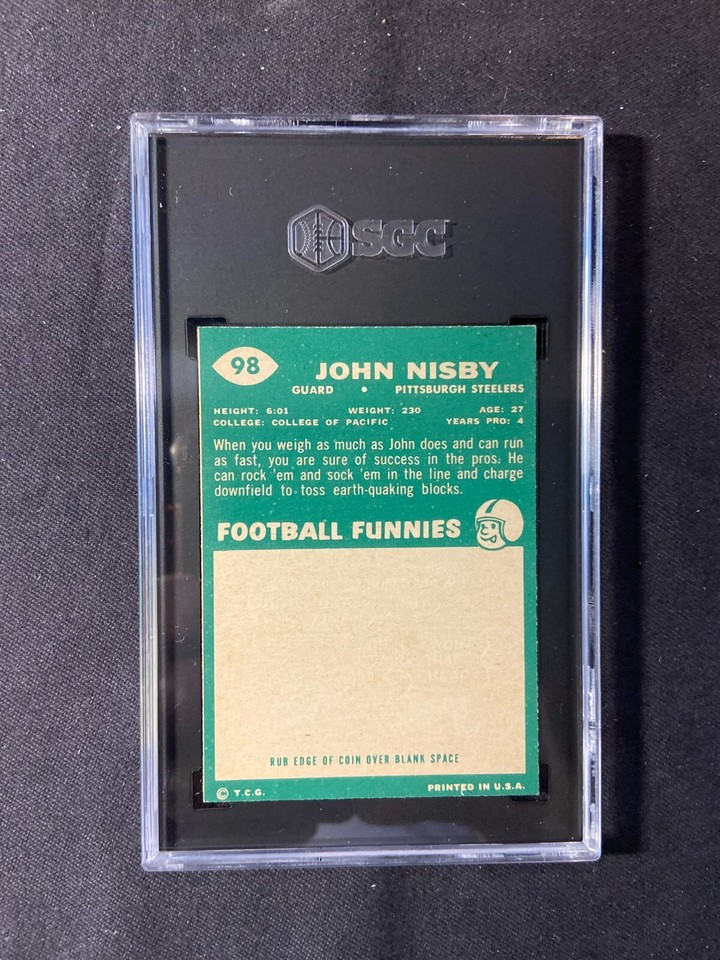 1960 Topps graded 8 #98 John Nisby | eBay