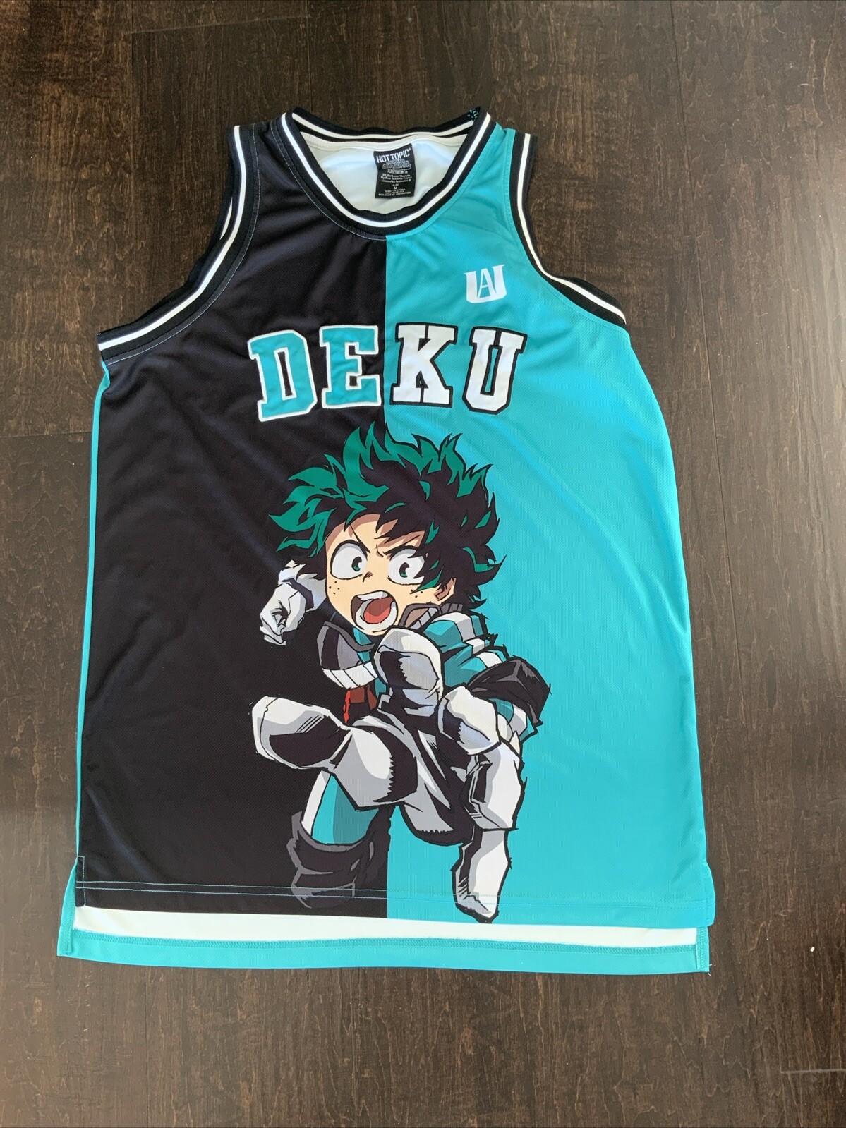 My Hero Academia Deku Split Basketball Jersey Size M … - Gem