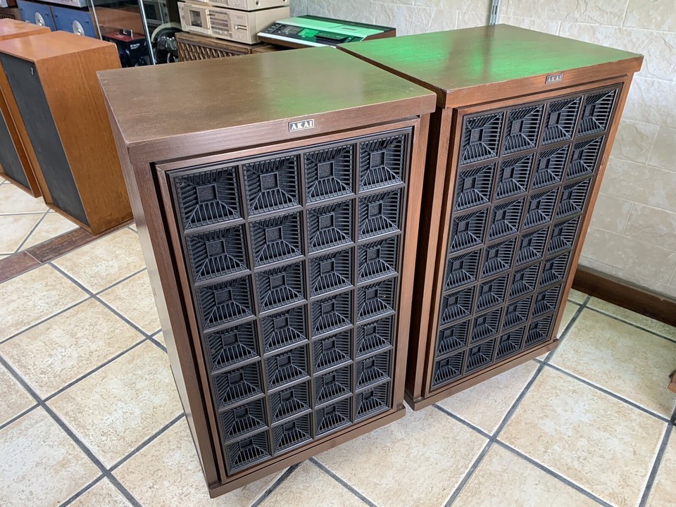 AKAI SW-180 Rare Original Speakers 3 Way 60W RMS Vintage Work Perfect ...