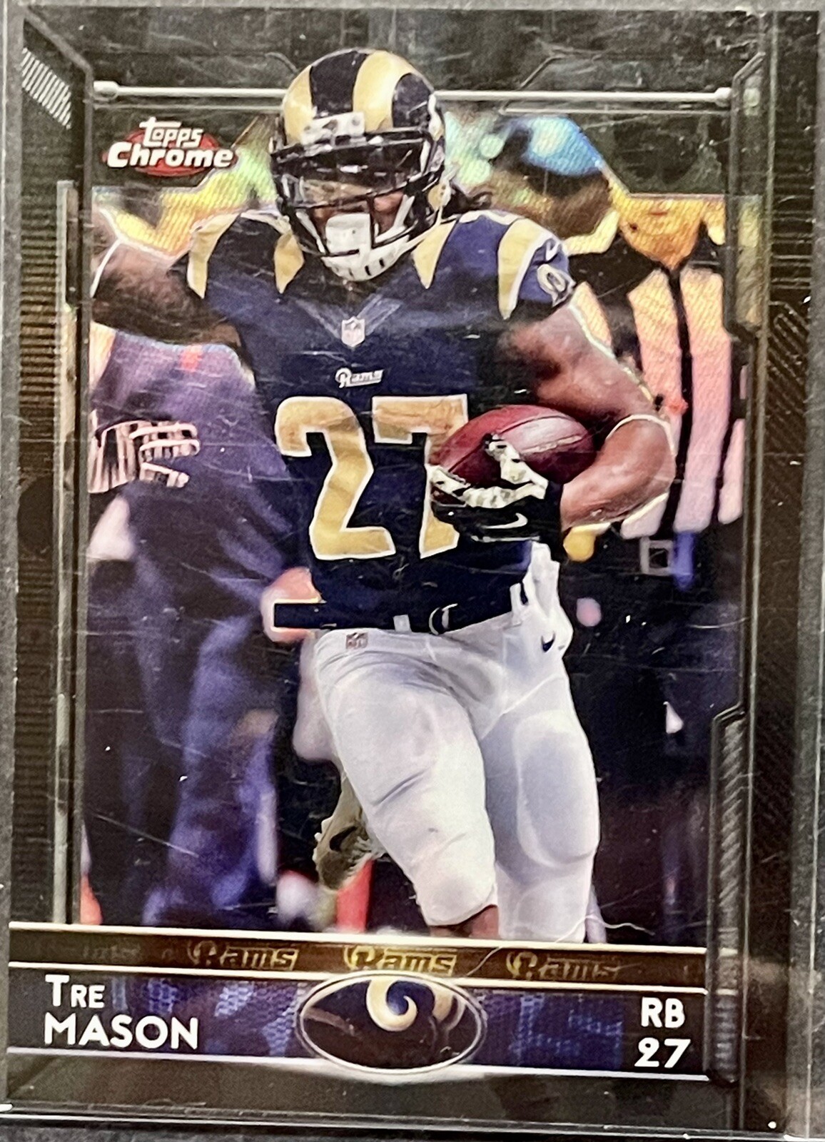 2015 Topps Chrome - Black Refractor #82 Tre Mason /299 for sale online ...