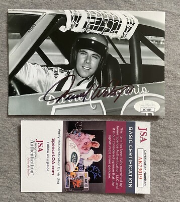 NASCAR GREAT- DARRELL WALTRIP AUTOGRAPH 4x6 PORTRAIT PHOTO NASCAR JSA ...