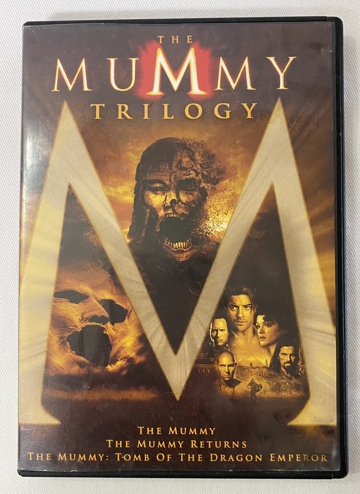 The Mummy Trilogy (DVD, 2012). Mummy, Mummy Returns, & Tomb Of Dragon ...
