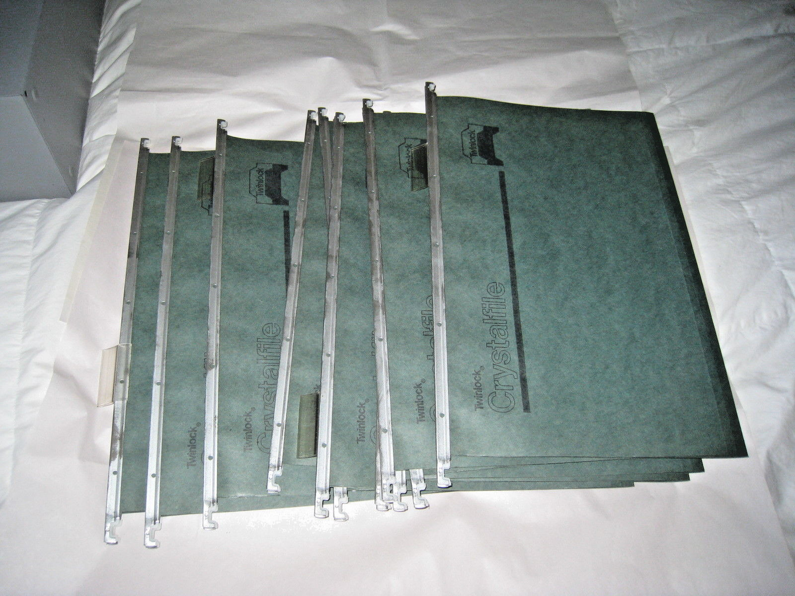 Vintage Twinlock Personal Document File Metal 12 Crystalfile files 9/14 ...