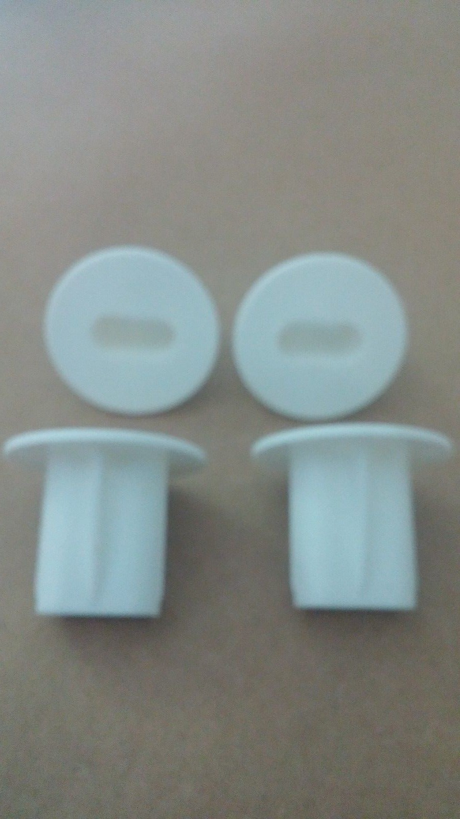 Dual Coax Cable Feed Through Bushing 4 Pack White Cable TV Satellite ...