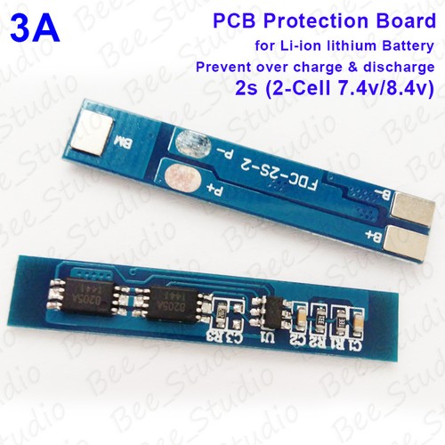 2S 3A Li-ion Lithium Battery BMS Charger Protection PCB Board Module 7 ...