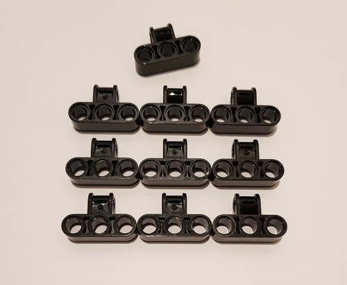 10x Lego Technic Achs Pin Verbinder 63869 schwarz Winkelverbinder ...