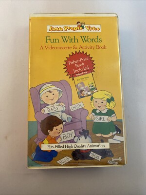 Little People Video Fun With Words VHS (no activity book) | eBay