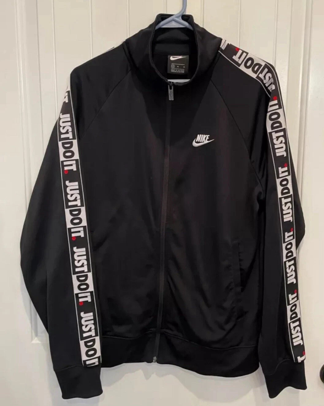 Nike Sportswear Just Do It Jacket Men's Small Black C… - Gem