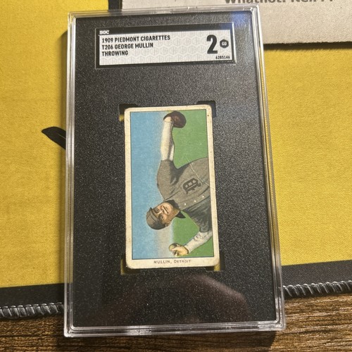 1909 Piedmont Back T206 George Mullin | eBay