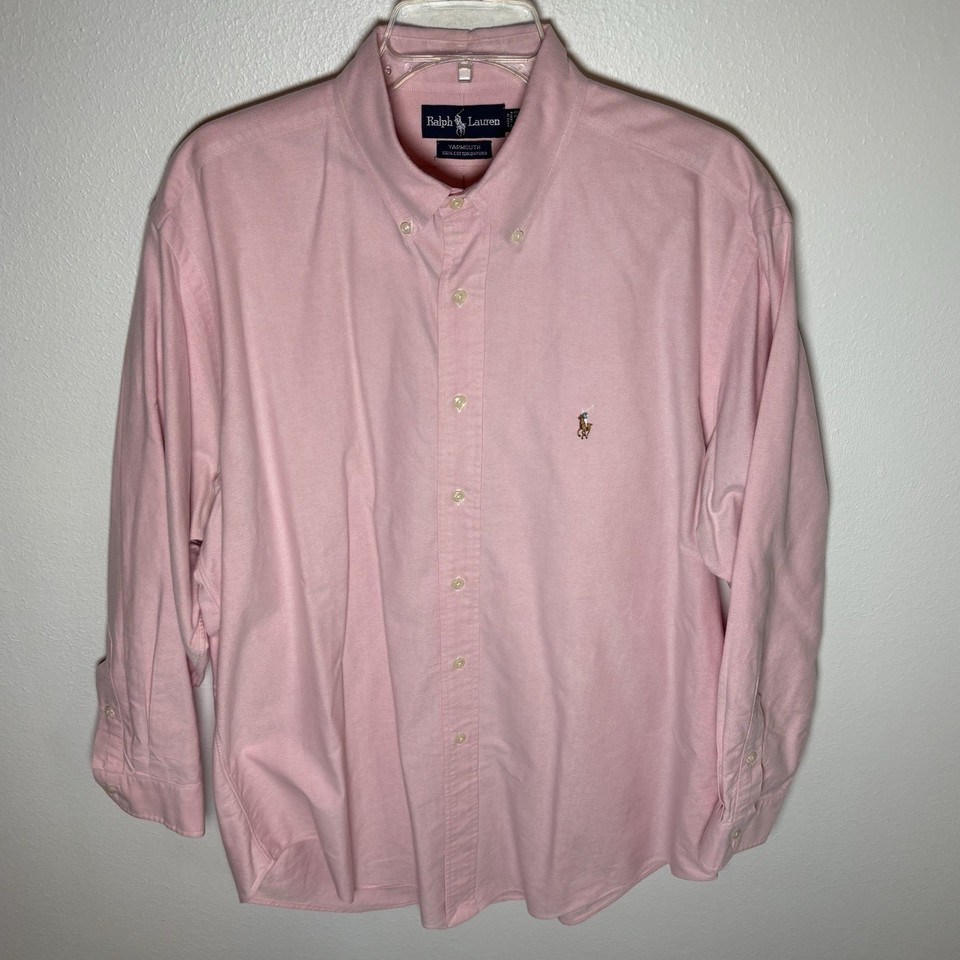 Polo Ralph Lauren Men’s XL (16.5-33) Classic Fit Button Shirt Chambray ...