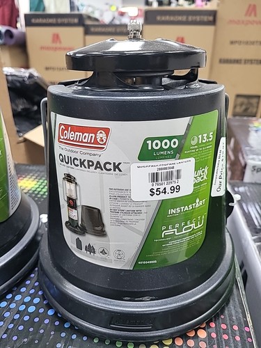 New Coleman QuickPack Deluxe Propane Lantern 1000 Lumens 13.5 Hour Run Time 76501229752| eBay
