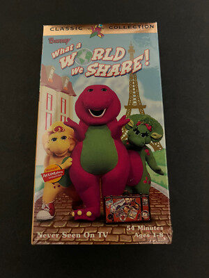 Barney What A World We Share Vhs