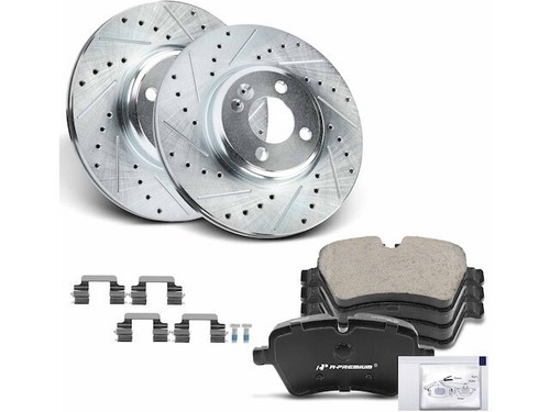 For 2007-2015 Mini Cooper Brake Pad and Rotor Kit APR 49668WVPM 2013 ...