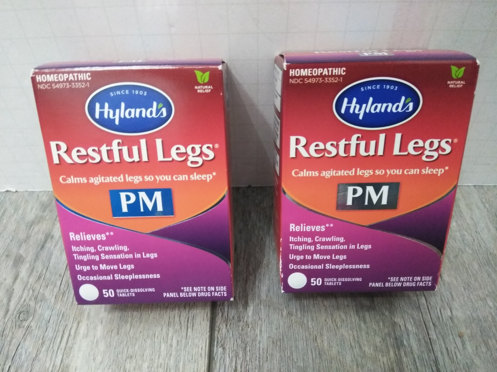 Hylands Homeopathic Restful Legs Pm Nighttime Relief 50 Quick Dissolve