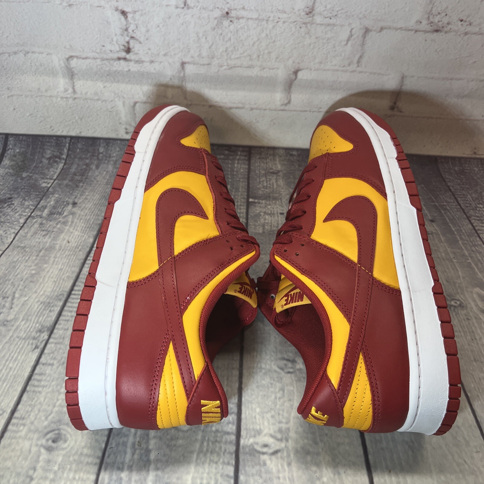 Nike Dunk Low Midas Gold USC Trojans Red Gold Shoes DD1391-701 Men’s ...