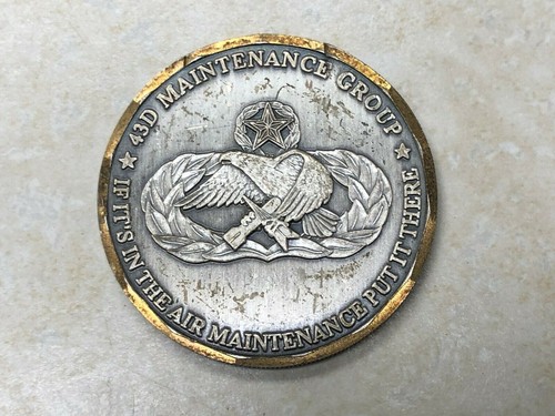 USAF 43rd Maintenance Group Named & Numbered Challenge Coin | eBay