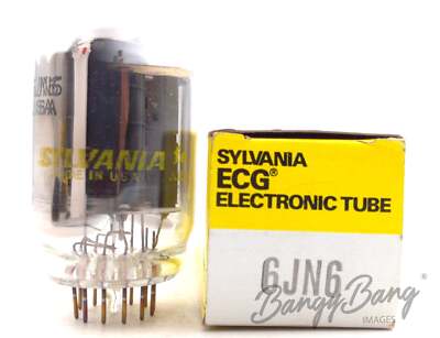 ECG Sylvania 6JN6 Compactron Pentode TV Amp. Audio Vacuum Tube Valve ...