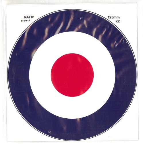 RAF Roundels Twin Packs Vinyl Decals RAF01 Mods Weller Scooter Boys | eBay