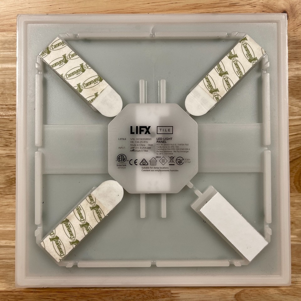 Lifx Tile Wi-Fi Multicolor Changing Alexa Enabled Modular LED Light ...