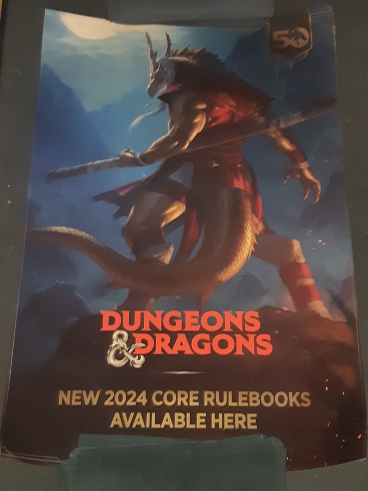 Dungeons & Dragons 50th Anniversary One DND Dragonborn 2024 Core ...