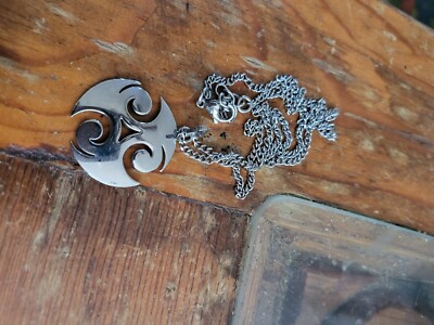 Solvar Stainless Steel Geometric Celtic 1" Pendant Necklace 18 inch ...