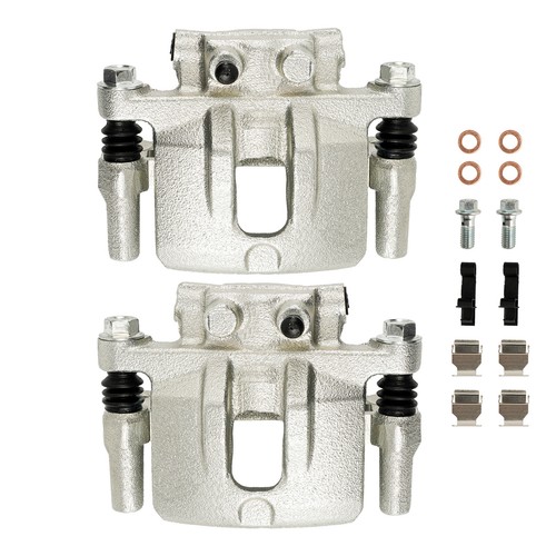US 2x Brake Calipers w/ Bracket for Chrysler 200 Dodge Jeep Mitsubishi ...