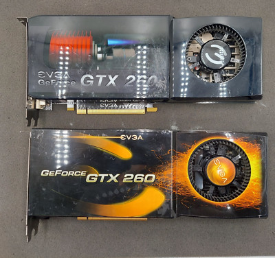 LOT OF 2 EVGA GeForce GTX 260 Video Card | eBay