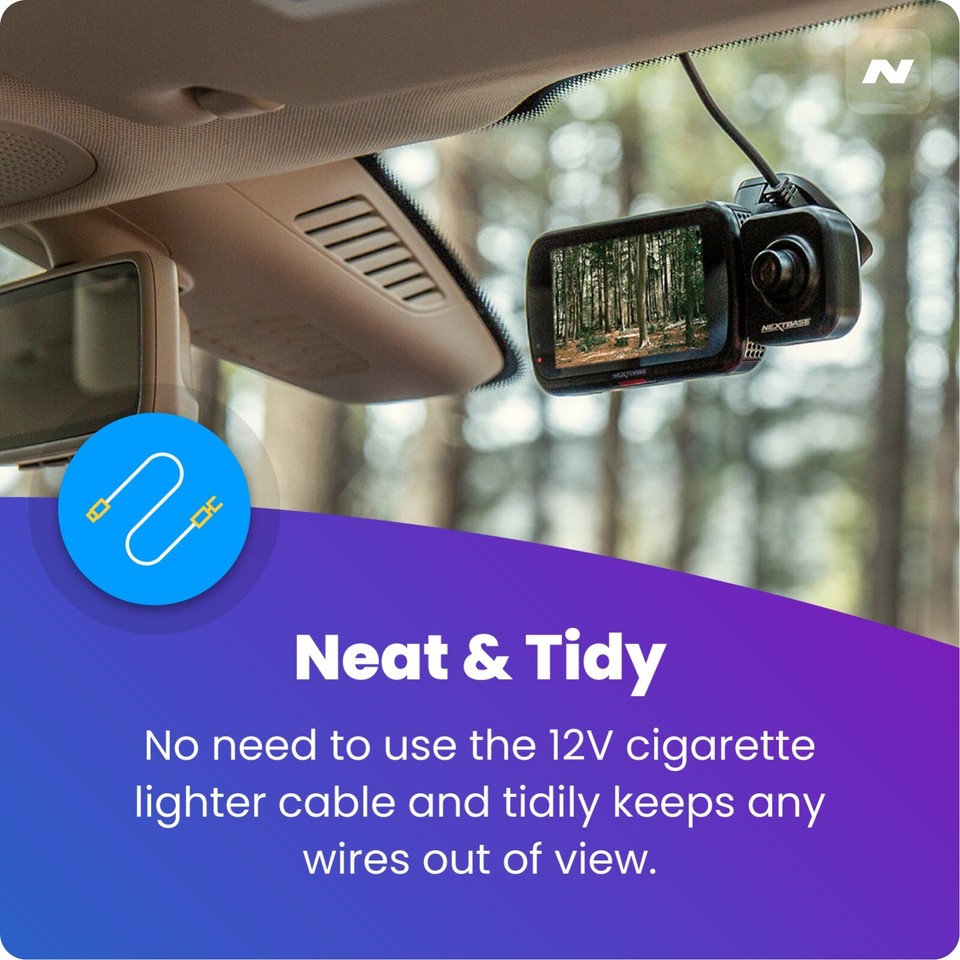 Nextbase Series 2 Hard Wire Kit - In Car Dash Camera - For Nextbase ...