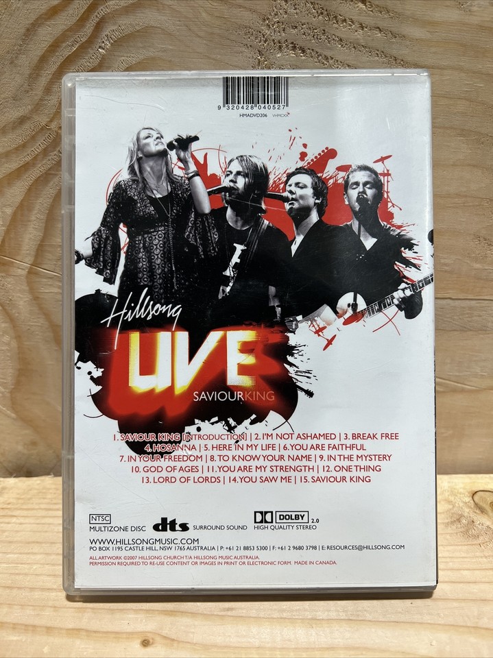Live Saviour King [DVD] by Hillsong (DVD, Jul-2007, Hillsong) | eBay