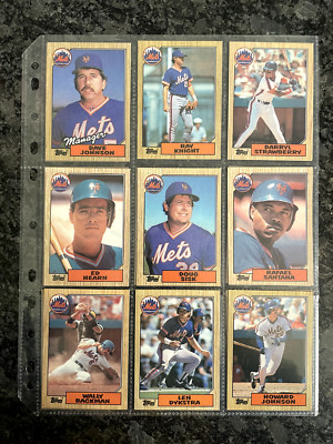1987 Topps Collection: New York Mets Trading Cards | eBay