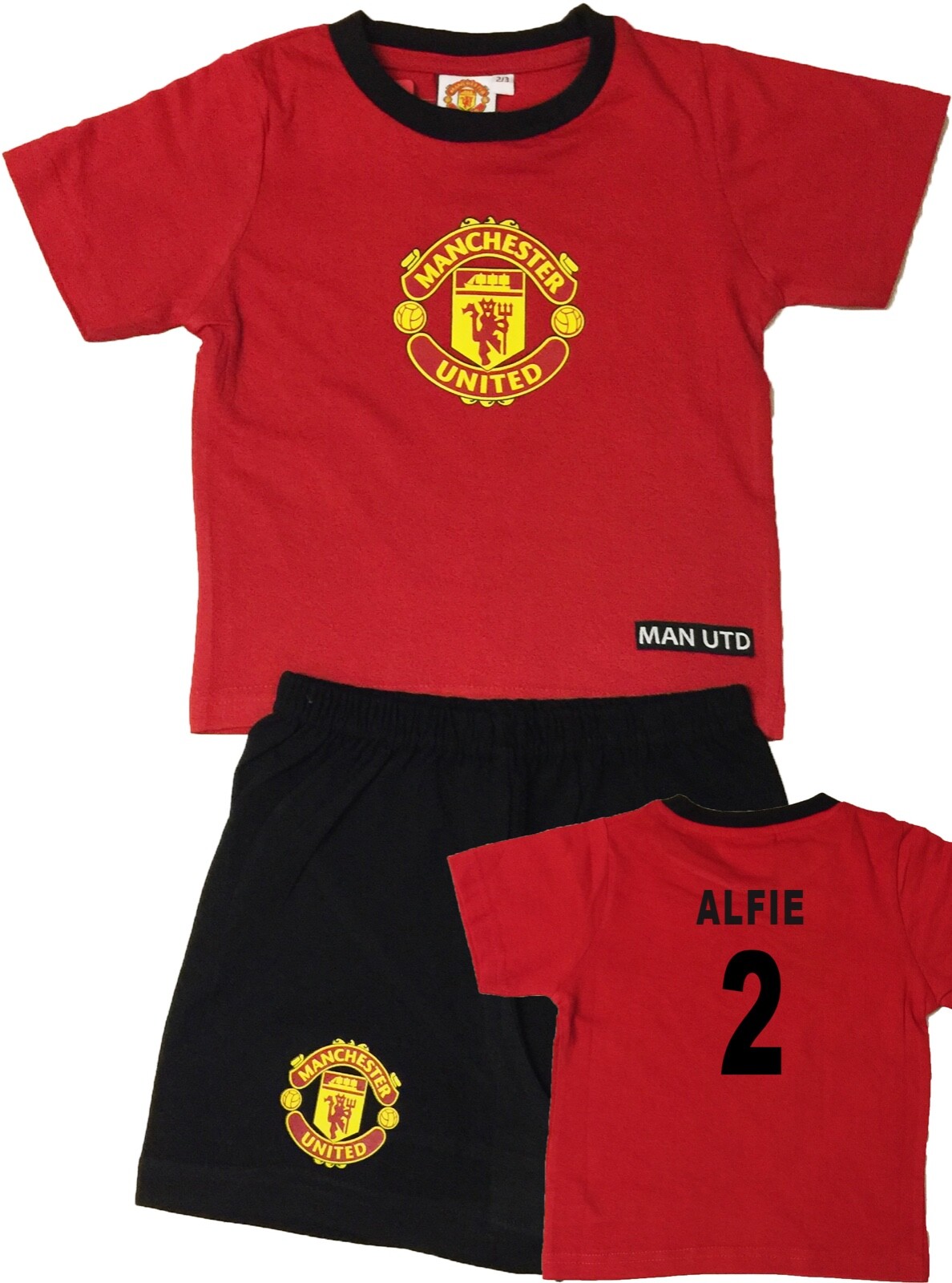 Manchester United Pyjamas Man U Personalised with Name and Number | eBay