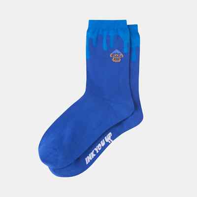 Splatoon INK YOU UP socks L Size Blue Nintendo Official Store Limited ...