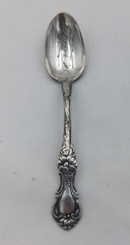 Vintage 1835 R Wallace FLORAL 4” Silver Spoon Denver '05 | eBay