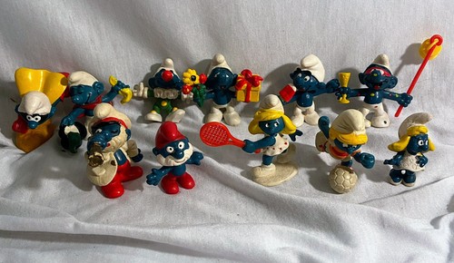 Smurf figurines 11 Vintage 1980’s | eBay