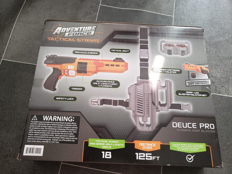 Adventure Force Deuce Pro Dart Gun Blaster with 18 Foam - Unopened Box ...