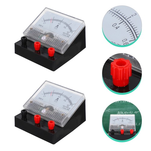 2 Pcs Dual-range DC Meter Student Ammeter for Lab Anmeter Science | eBay