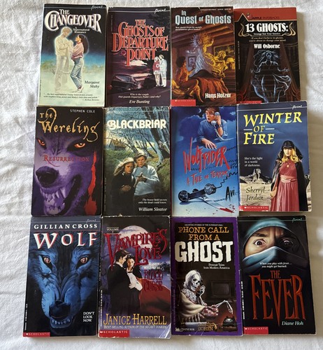LOT OF 12 VINTAGE YA HORROR PAPERBACK BOOKS! 80S 90S Point Horror | eBay