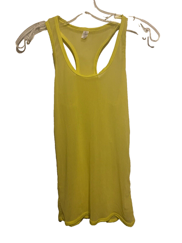 Cockcon Men's Mesh Tank Top Yellow Size Large NWOT Racerback Fitted ...